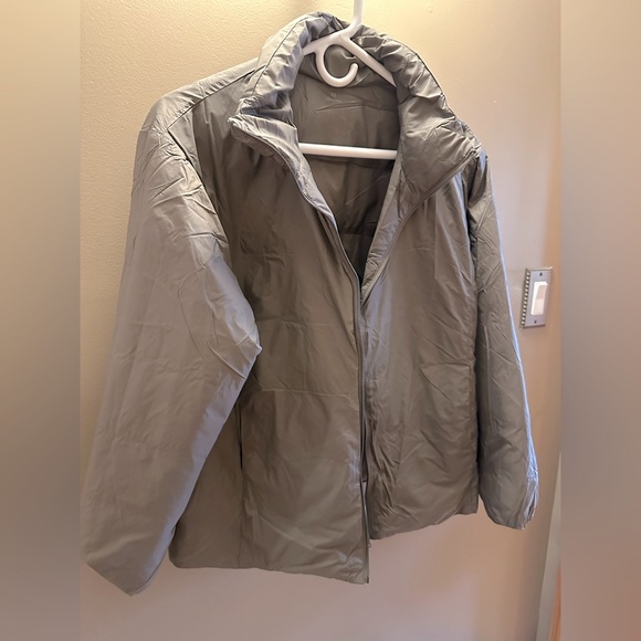 Muji | Jackets & Coats | Puffy Jacket In Griege From Muji | Poshmark